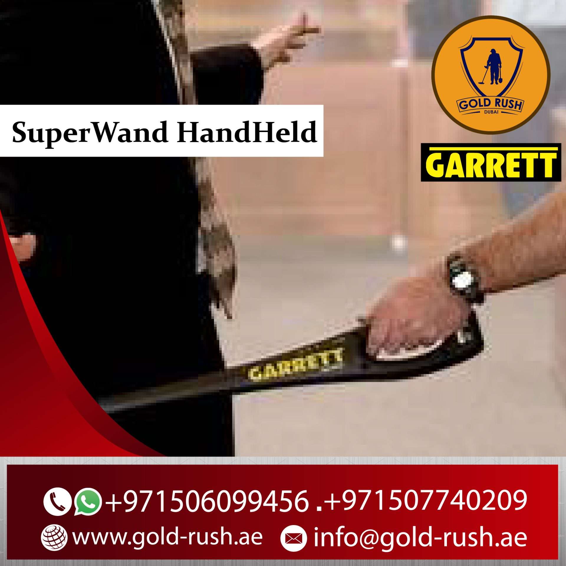 Garrett Super Wand Hand Held Metal Detector - Buy and Sell Anything ...